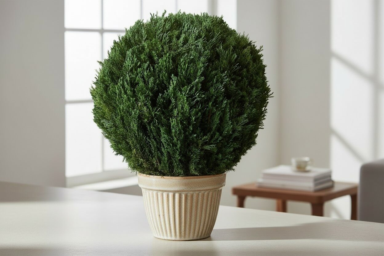 Preserved Juniper & Boxwood Globe Collection Preserved Juniper ...